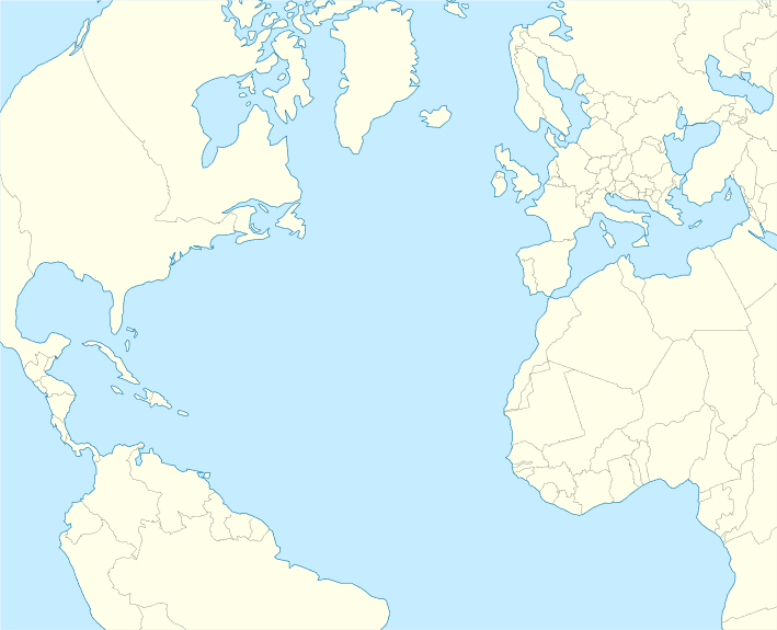Atlantic Ocean Location On World Map - United States Map
