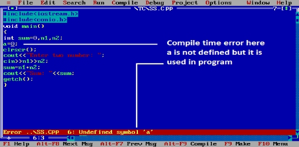 What Does Compilation Error Mean in C Programming Language 